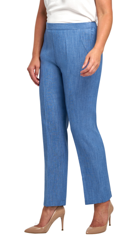 Pinns Iris Classic Linen Look Trousers 27" - Suzanne Charles