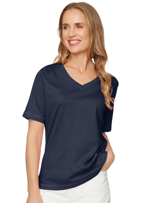 Brandtex Coastline V - Neck T-Shirt - Suzanne Charles