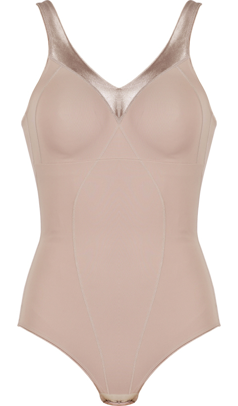 Naturana Panty Corset With Satin Trim - Suzanne Charles