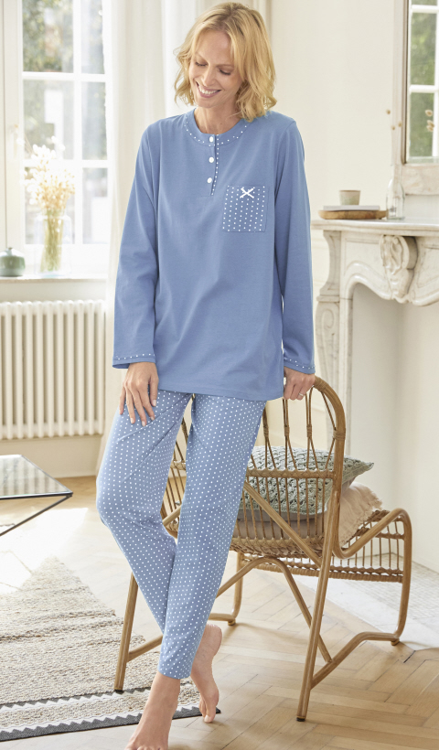 Damart Pull-on Cotton Pyjama - Suzanne Charles