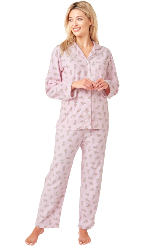 Indigo Sky Cheetah Wincey Pyjama - Suzanne Charles