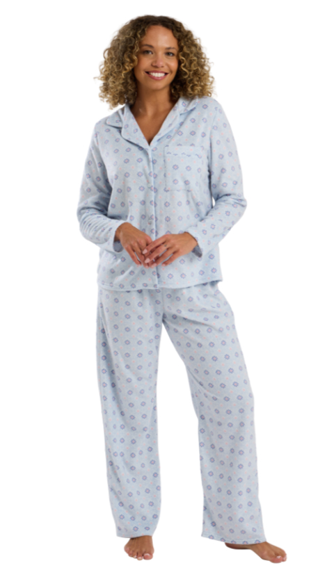 Marlon Printed Fleece Pyjama - Suzanne Charles
