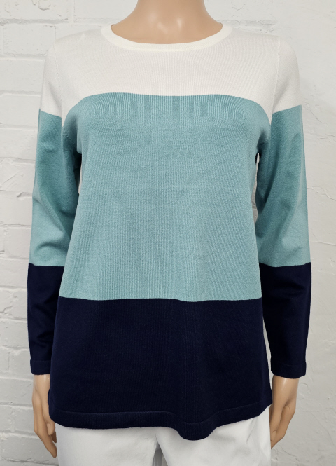 Hepburn Block Colour Jumper - Suzanne Charles