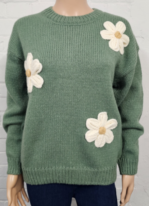 Paramour Knitted Daisy Jumper - Suzanne Charles
